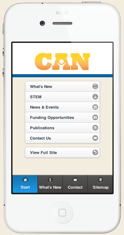 CAN Mobile Website is Now Live! - AfterSchool Network