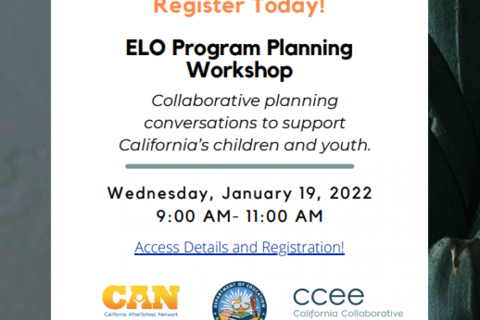 ELO Program - AfterSchool Network